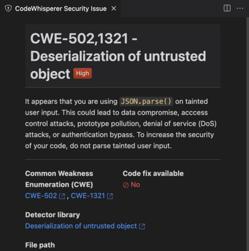 Amazon CodeGuru Securityを使ってみた | InsurTech研究所