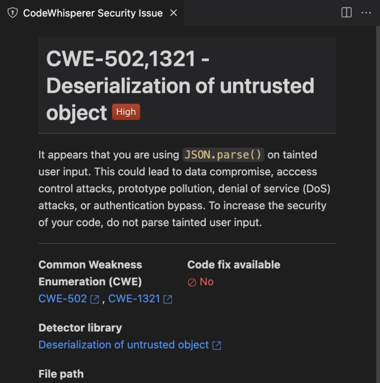 Amazon CodeGuru Securityを使ってみた | InsurTech研究所